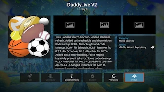 Install DaddyLive V2 for Kodi on Android or Firestick